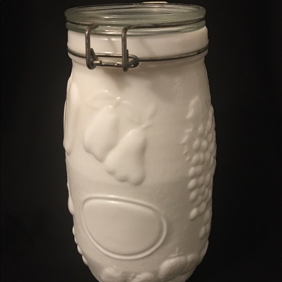 Wheaton | Kitchen | Vintage Wheaton White Milk Glass Jar | Poshmark